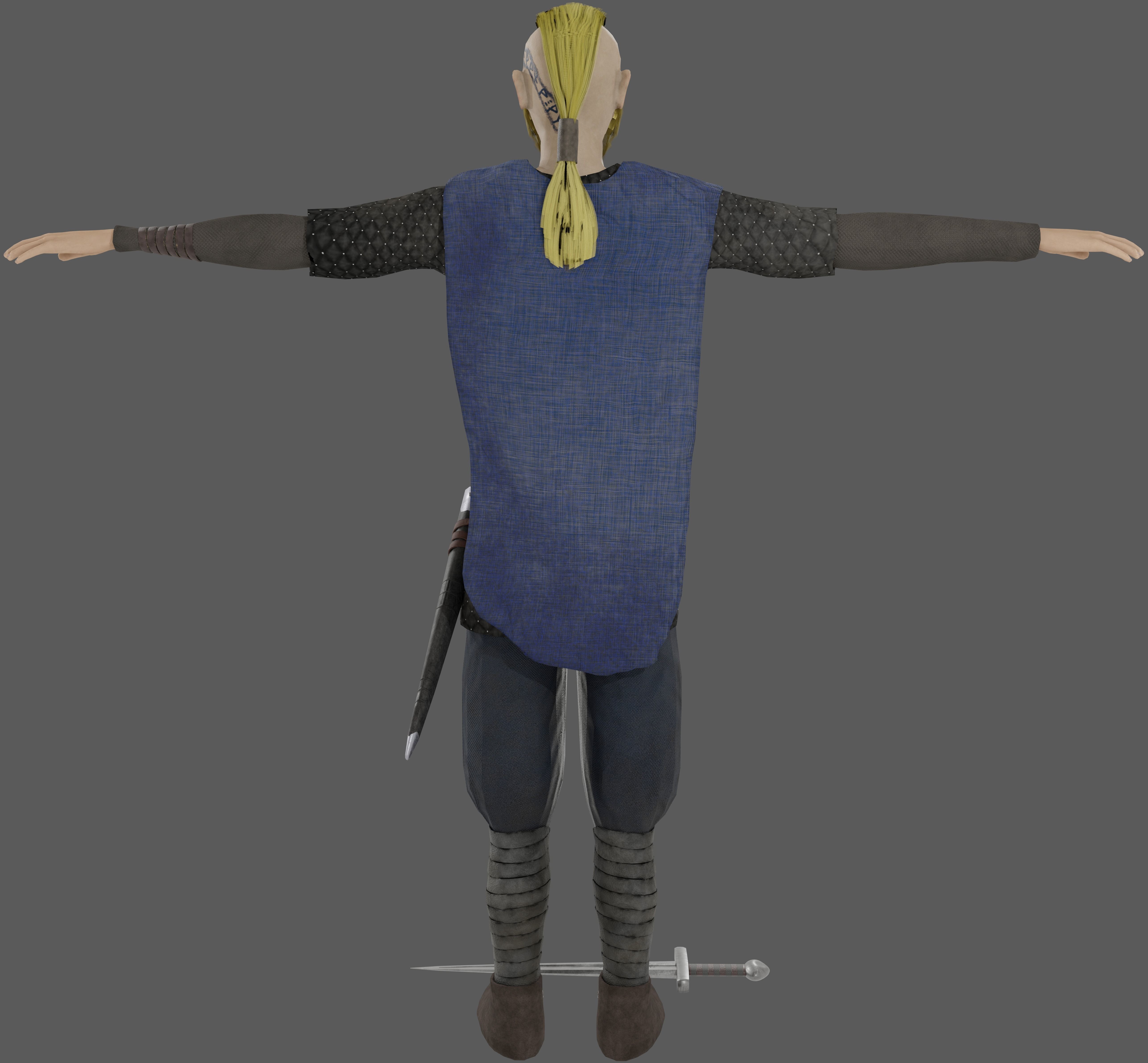 Viking Jarl free VR / AR / low-poly 3D model | CGTrader