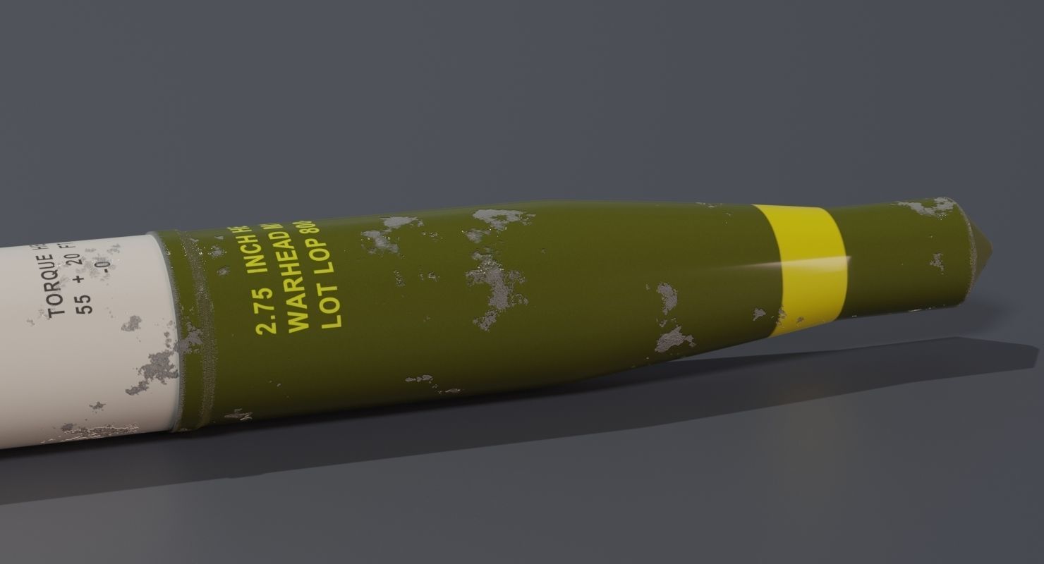 Vietnam War Era MK40 Missile 3D model | CGTrader