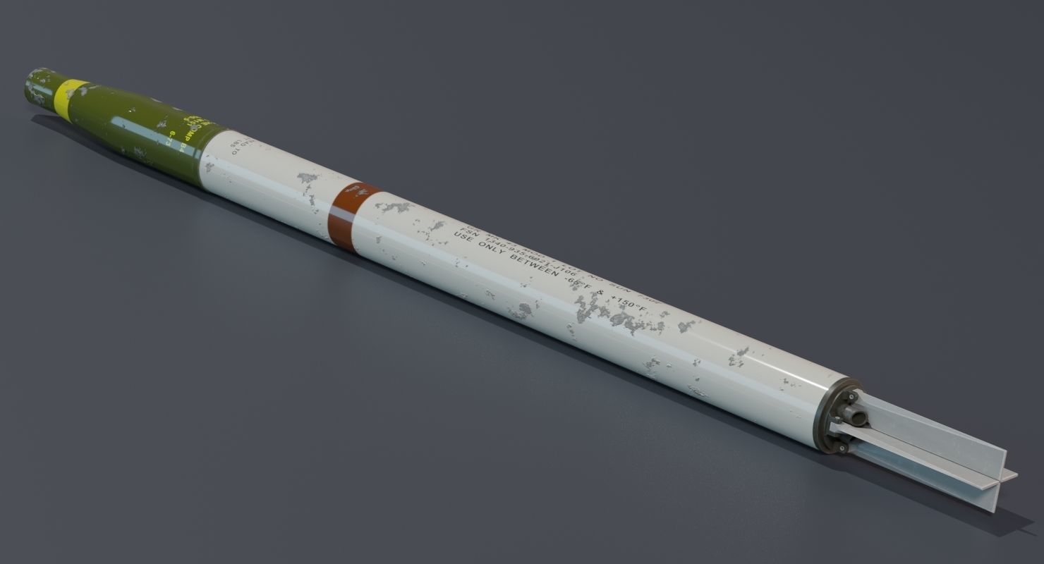 Vietnam War Era MK40 Missile 3D model | CGTrader