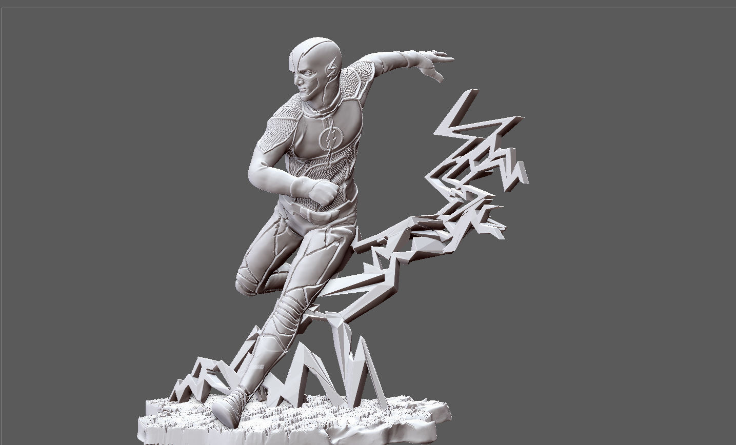 FLASH DRAMA DC STATUE 3D PRINT 3D model 3D printable | CGTrader