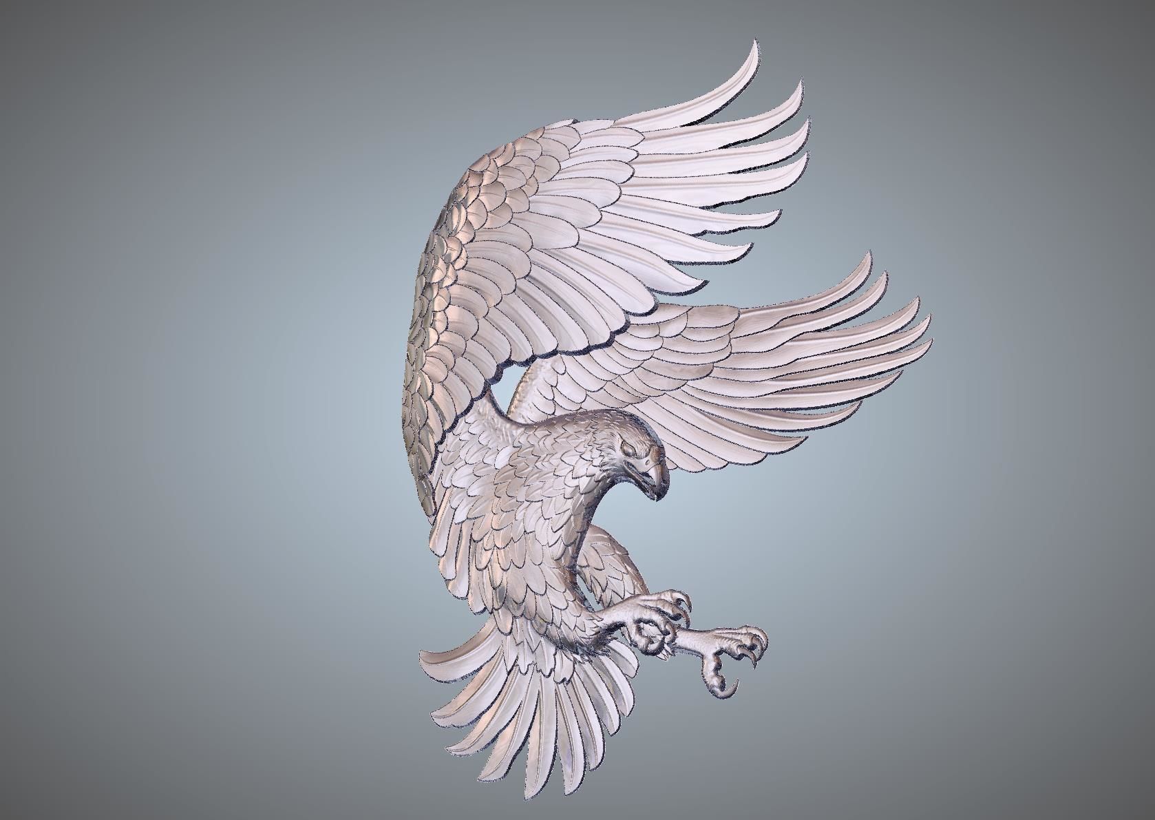 EAGLE 3D model 3D printable | CGTrader