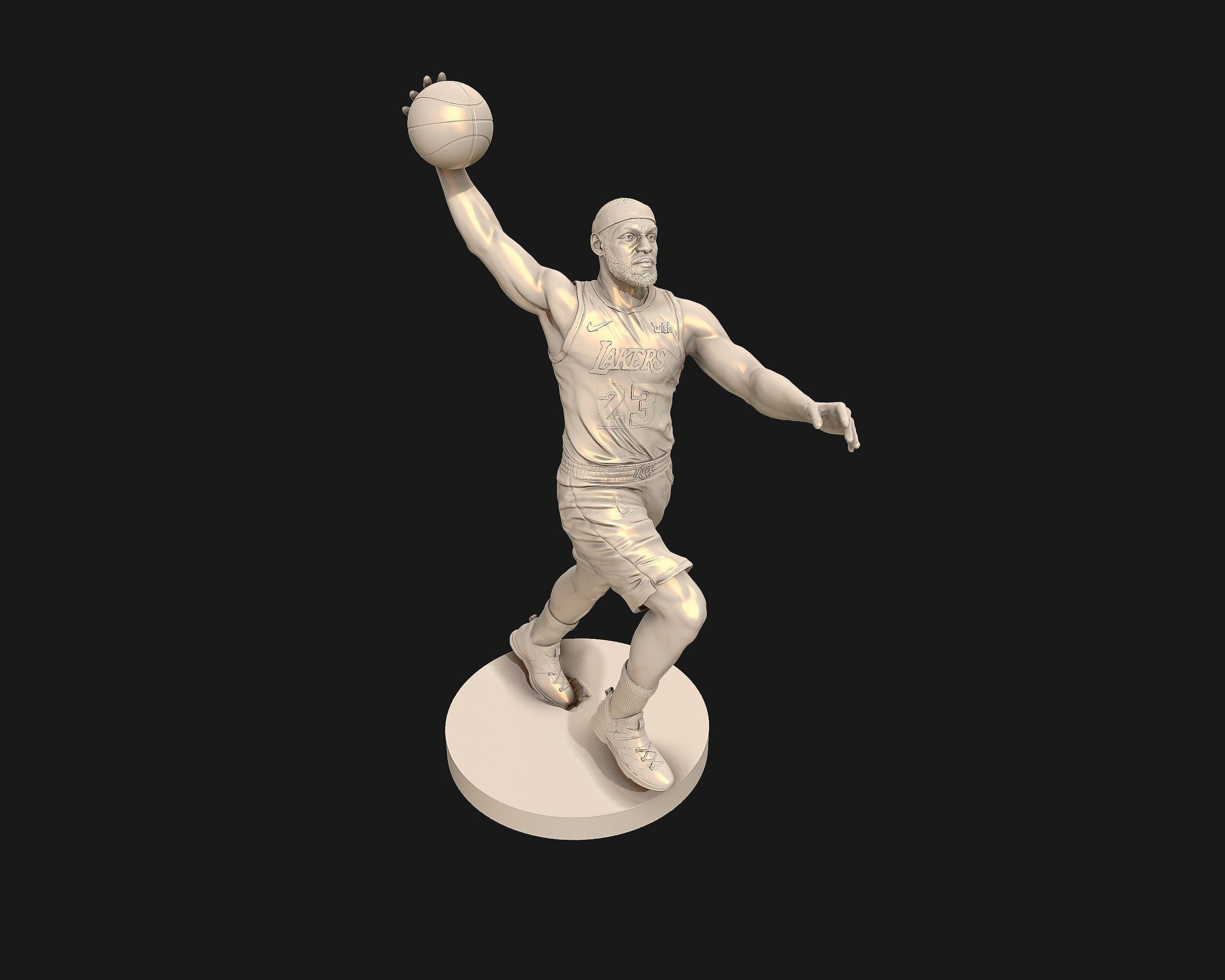 LeBron James 3D Dunk Model for 3D printing 3D model 3D printable | CGTrader