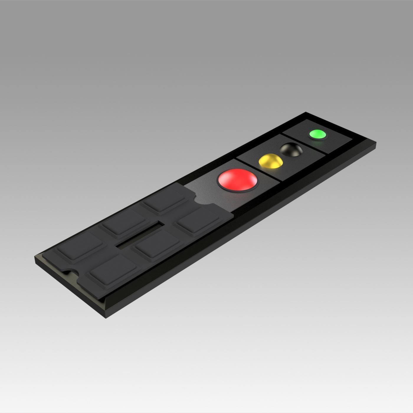 Star Trek Enterprise Remote Control or Hand Held Button Control 3D ...