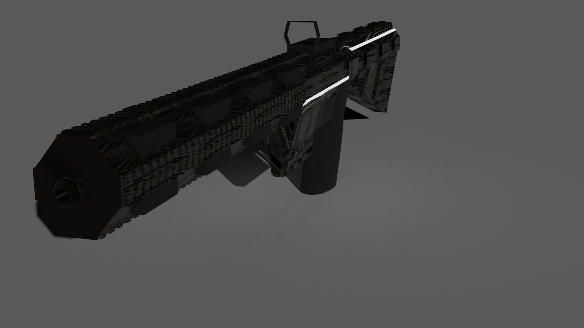 3D model Futuristic assault rifle sci fi VR / AR / low-poly | CGTrader