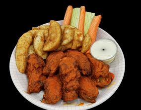 Fried chicken 3D Models | CGTrader