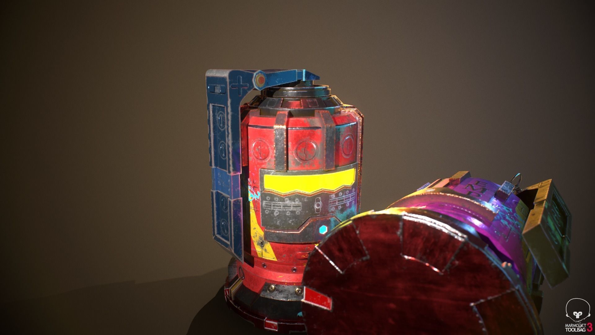 Sci fi EMP Grenades free VR / AR / low-poly 3D model | CGTrader