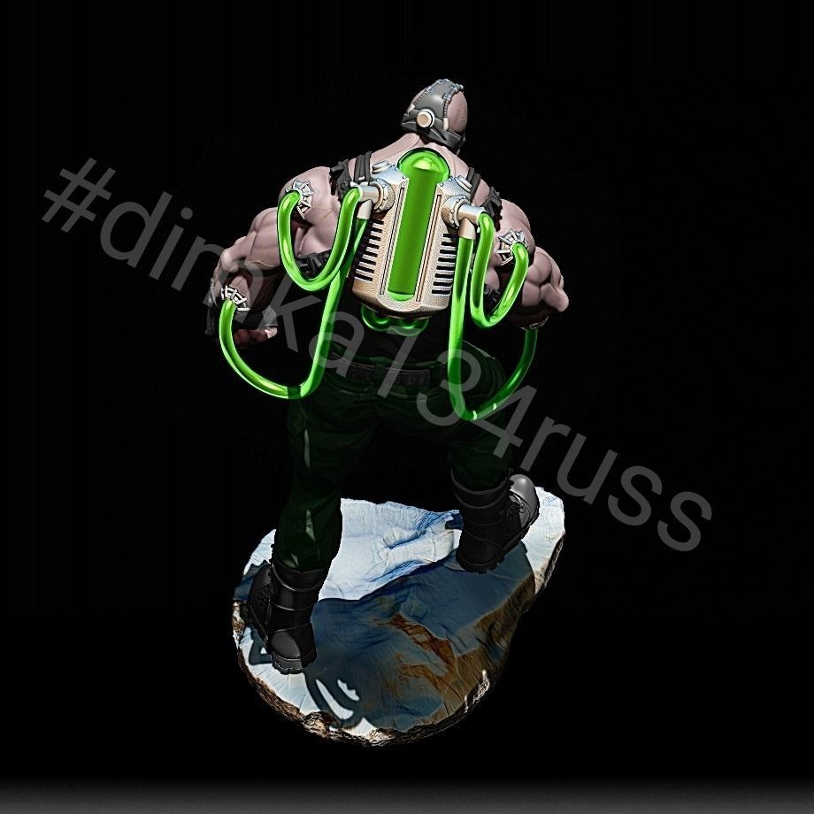 bane batman 3D model 3D printable | CGTrader