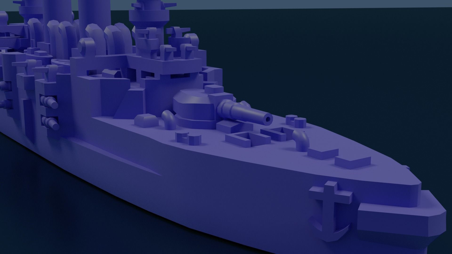 Battleship SMS Babenberg 3D model 3D printable | CGTrader