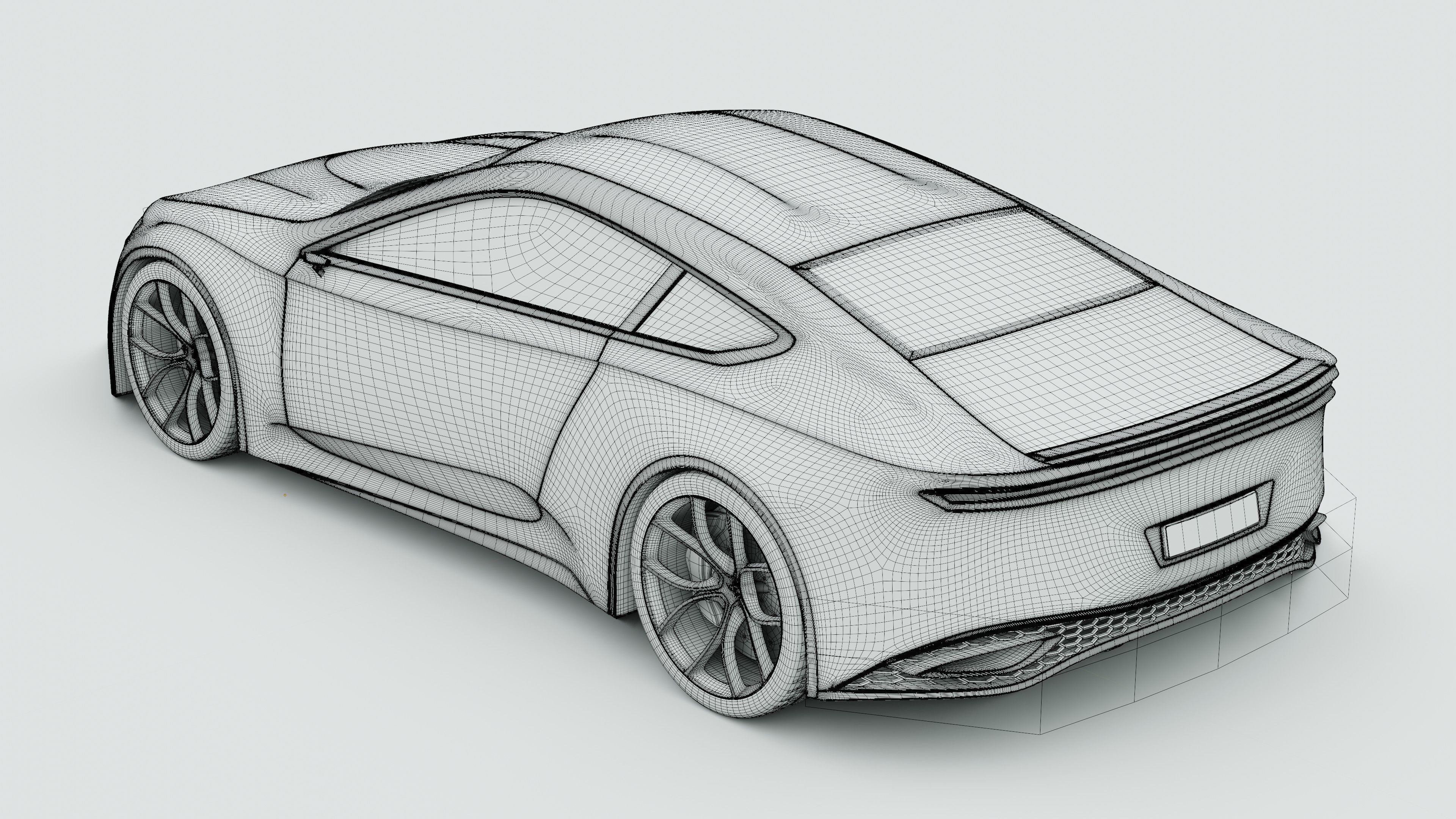 Generic V8 Sports Car Pack 3D model | CGTrader