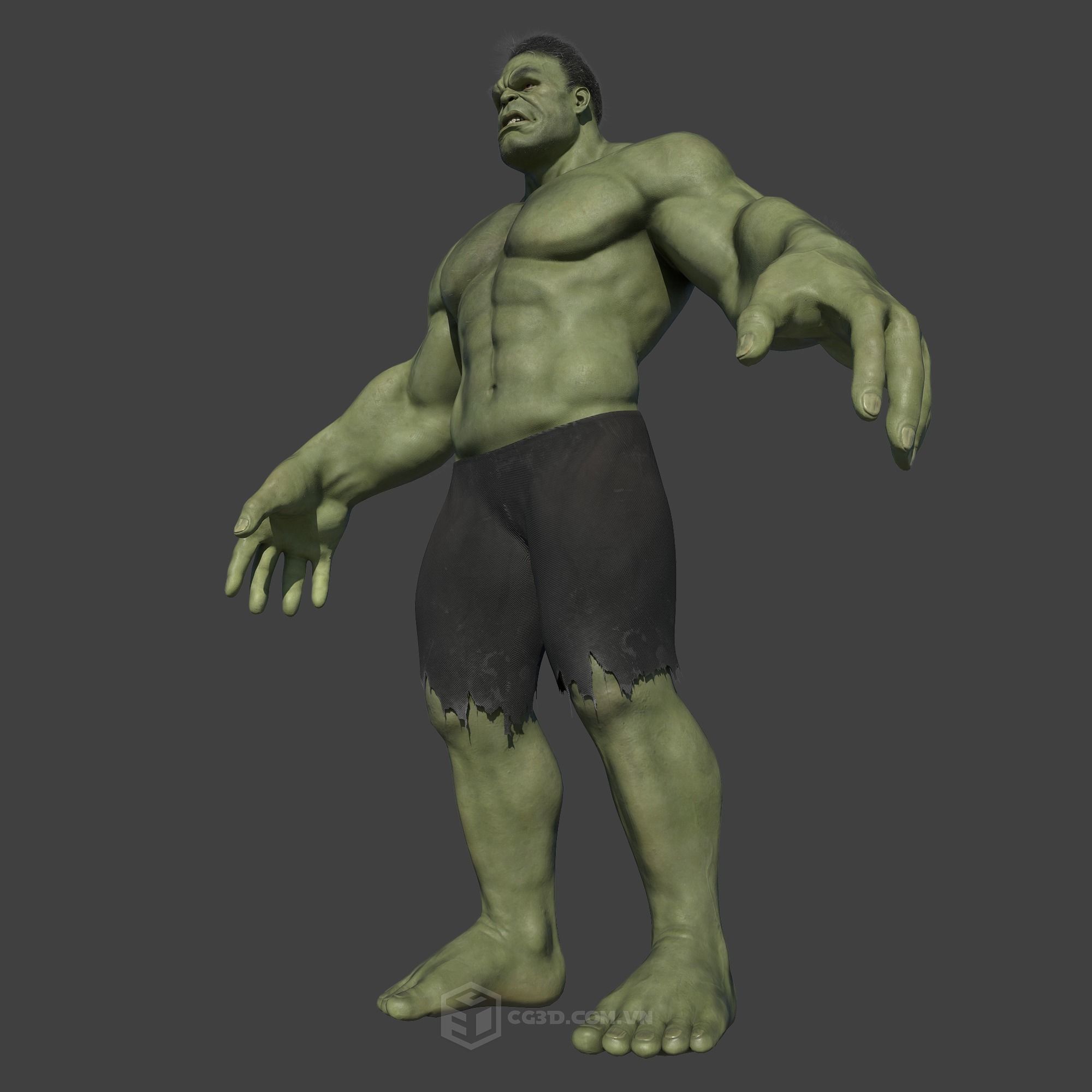 Hulk Model- Highpoly 3D model | CGTrader