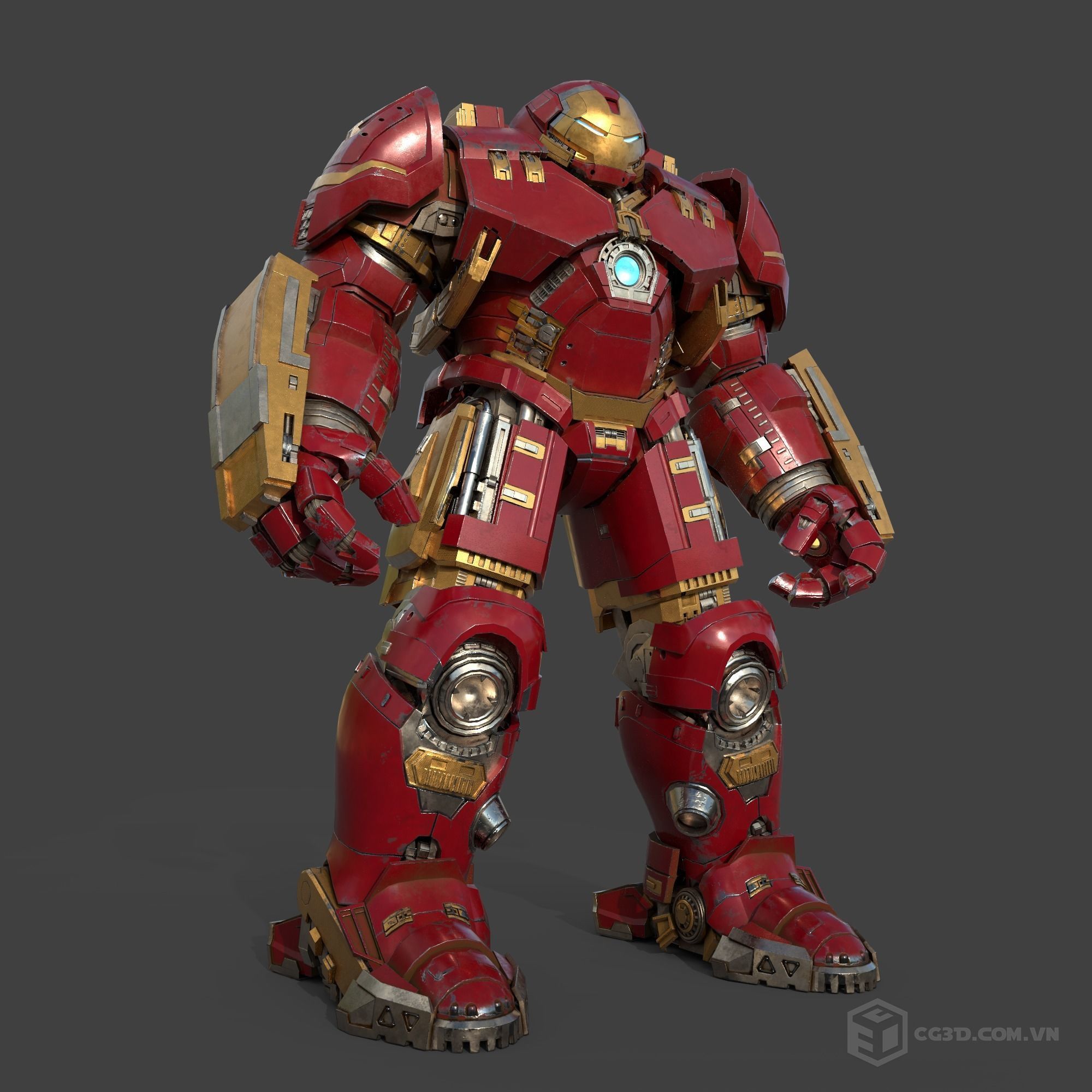 Hulkbuster Model avengers iron man 3D model | CGTrader