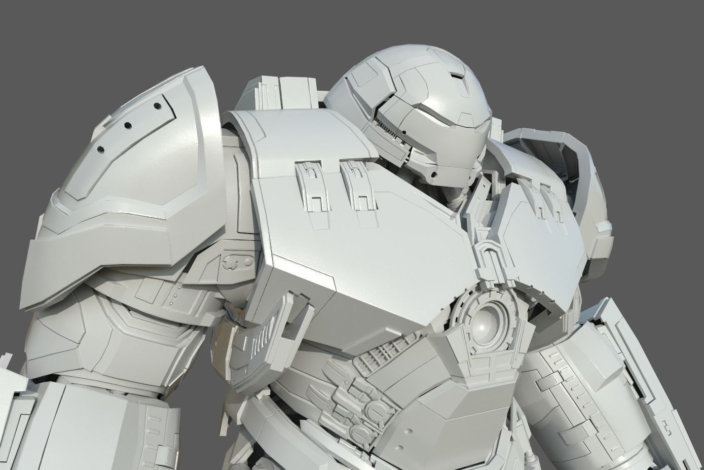 Hulkbuster Model avengers iron man 3D model | CGTrader