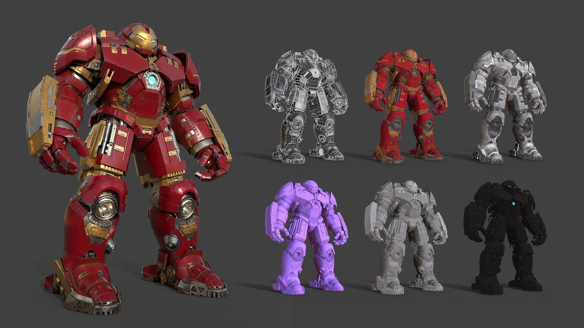 Hulkbuster Model avengers iron man 3D model | CGTrader