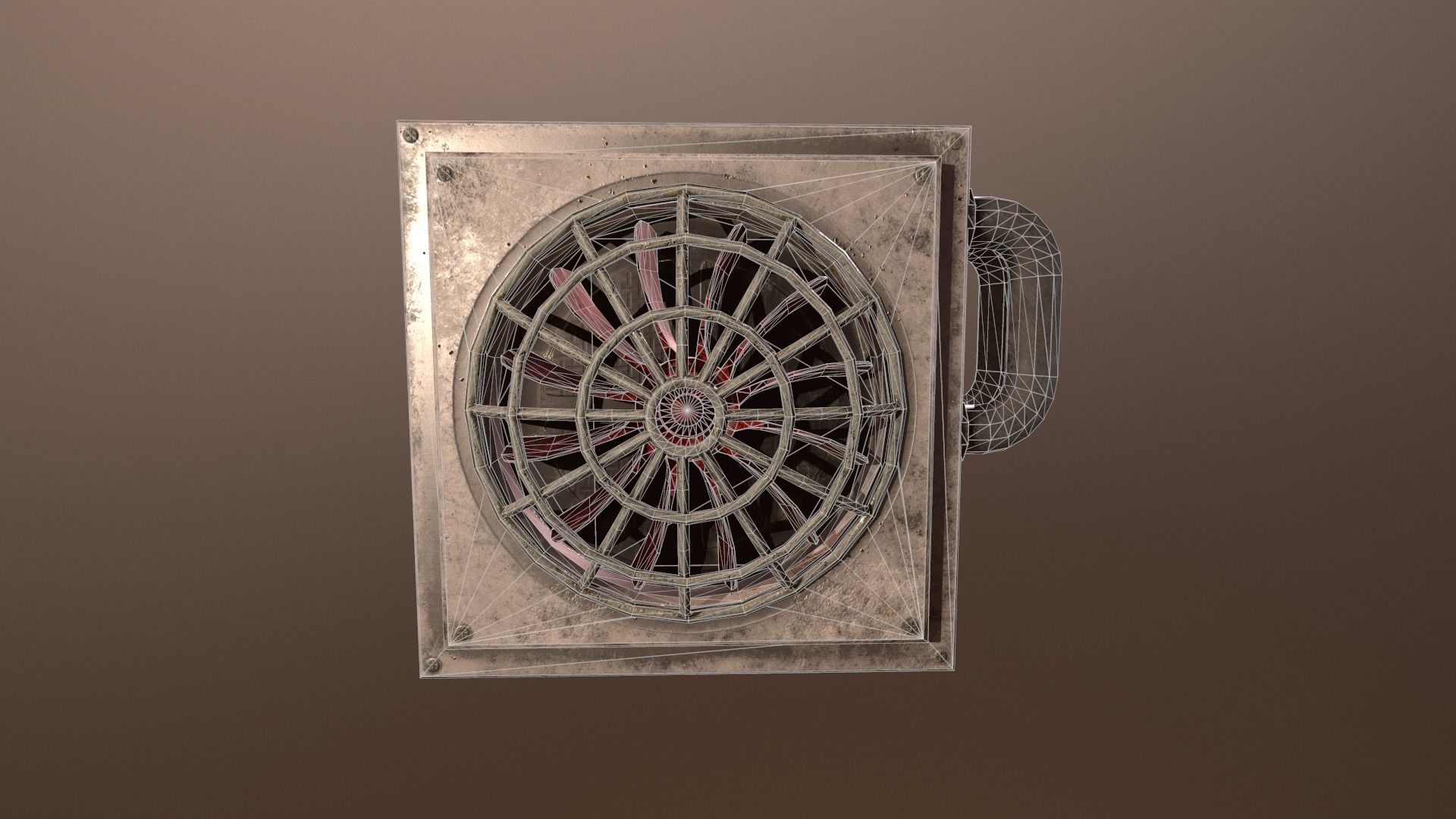 3D model Sci Fi Fan - PBR Game Ready 3D model VR / AR / low-poly | CGTrader