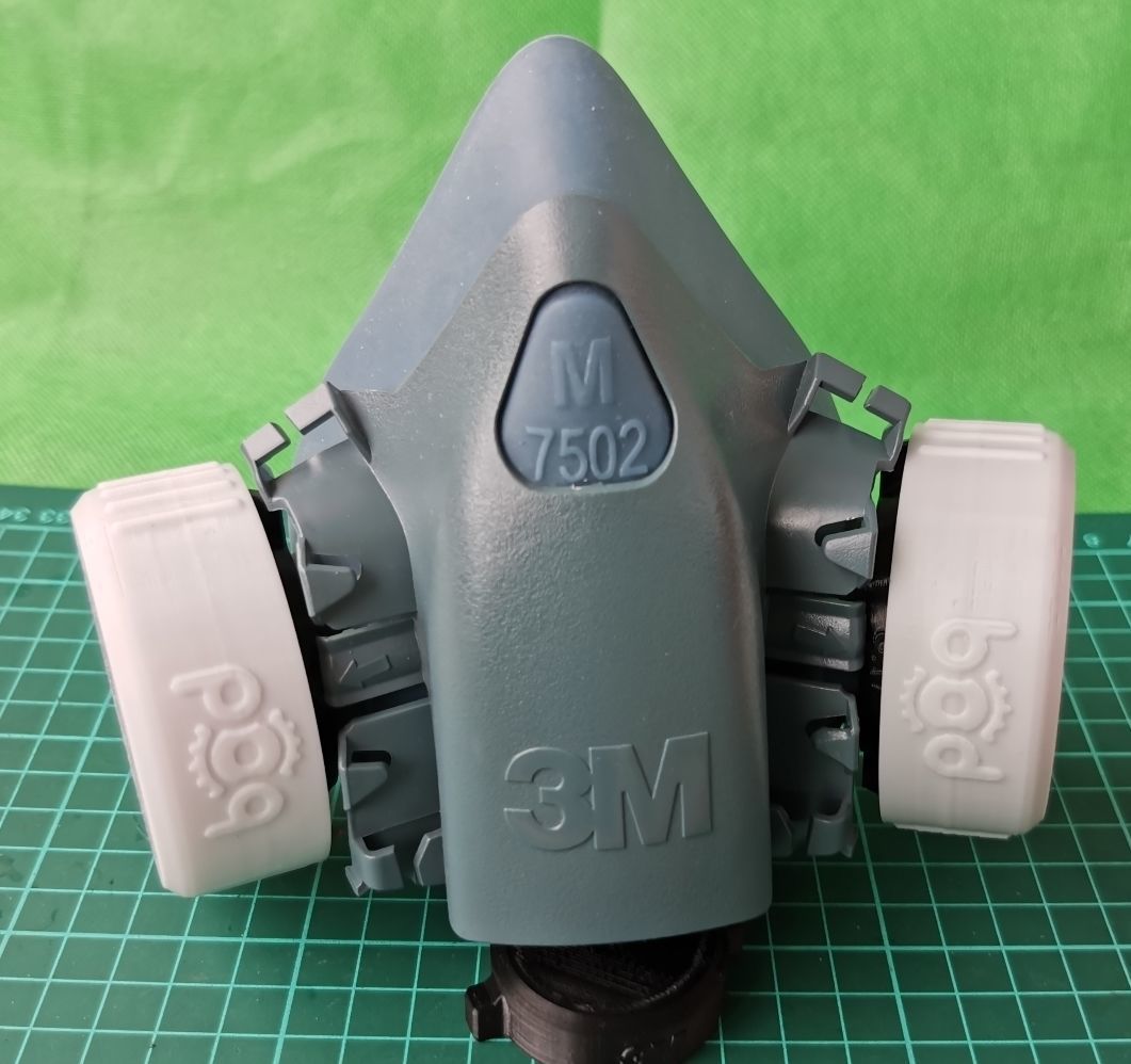 Reusable BIG filter cartridges for 3M UNIX MSA JETTA NATO 40mm 3D model ...