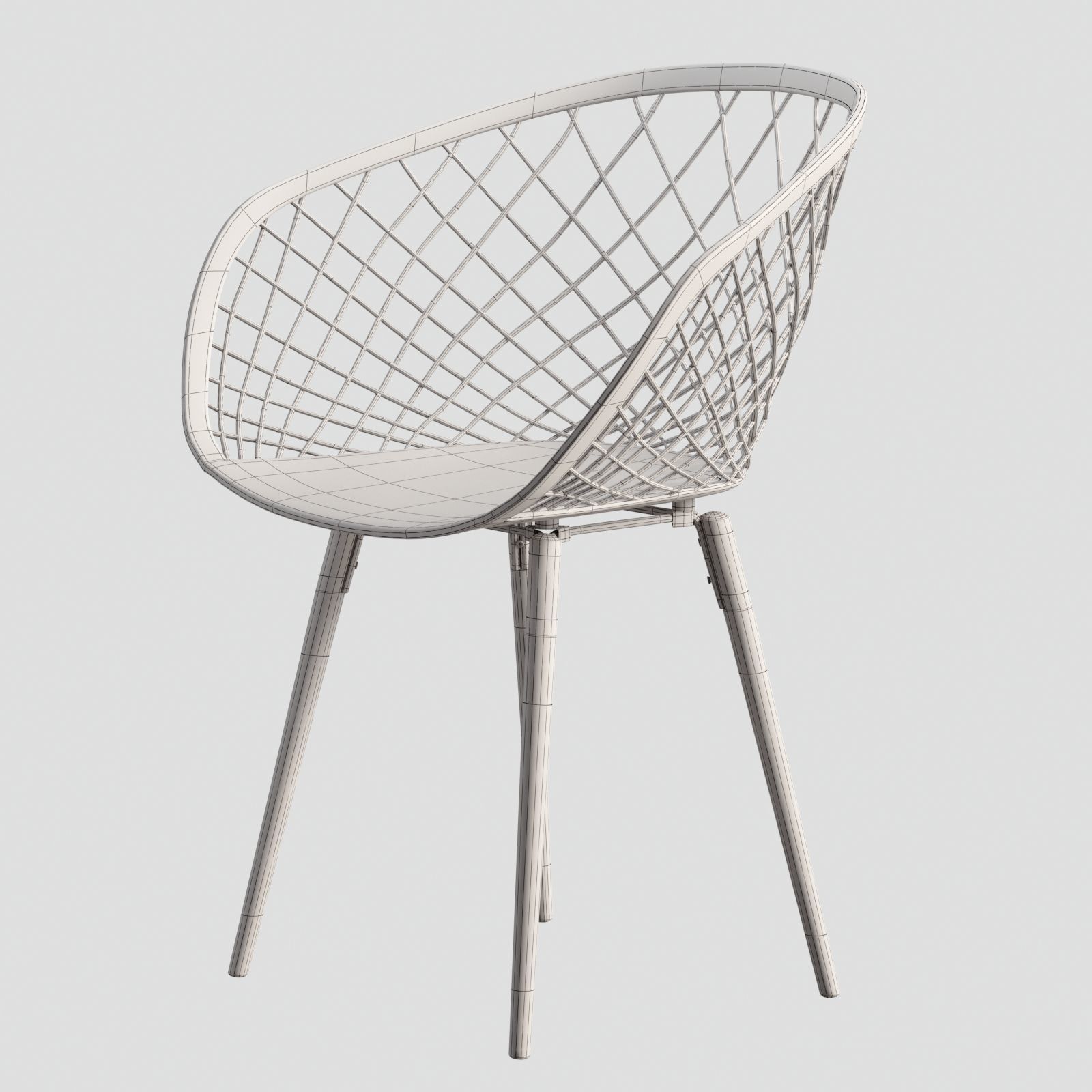 CB2 Sidera desk chair 3D model | CGTrader