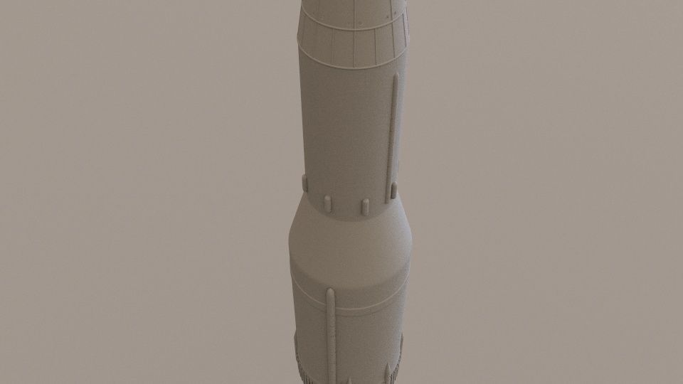 satren v 3D Model rocket 3D model | CGTrader