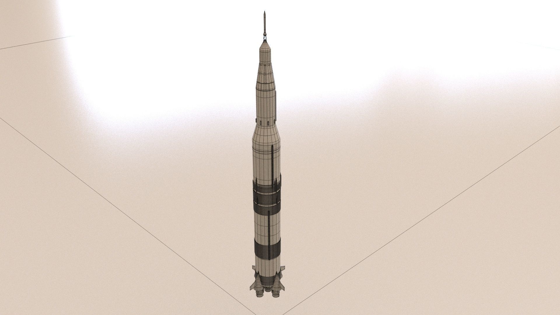 satren v 3D Model rocket 3D model | CGTrader