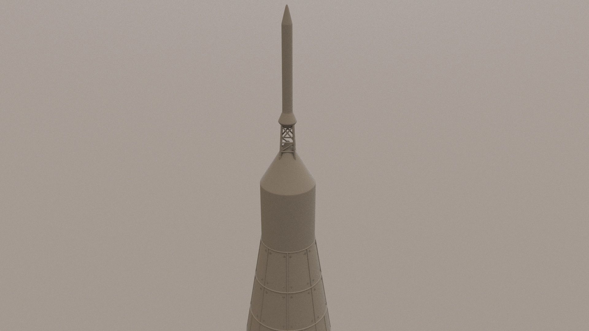 satren v 3D Model rocket 3D model | CGTrader