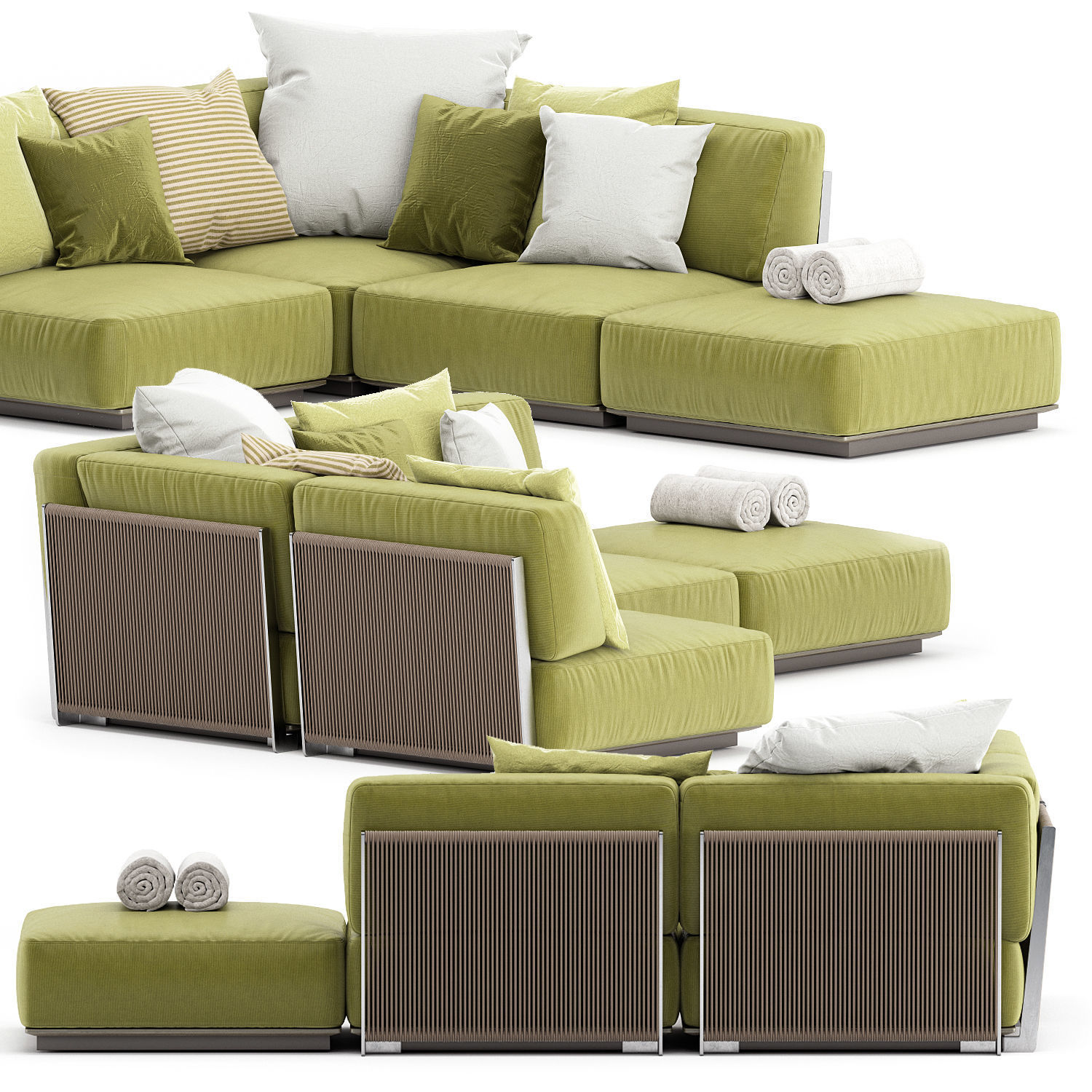 VULCANO OUTDOOR SOFA SET by FLEXFORM 3D model | CGTrader