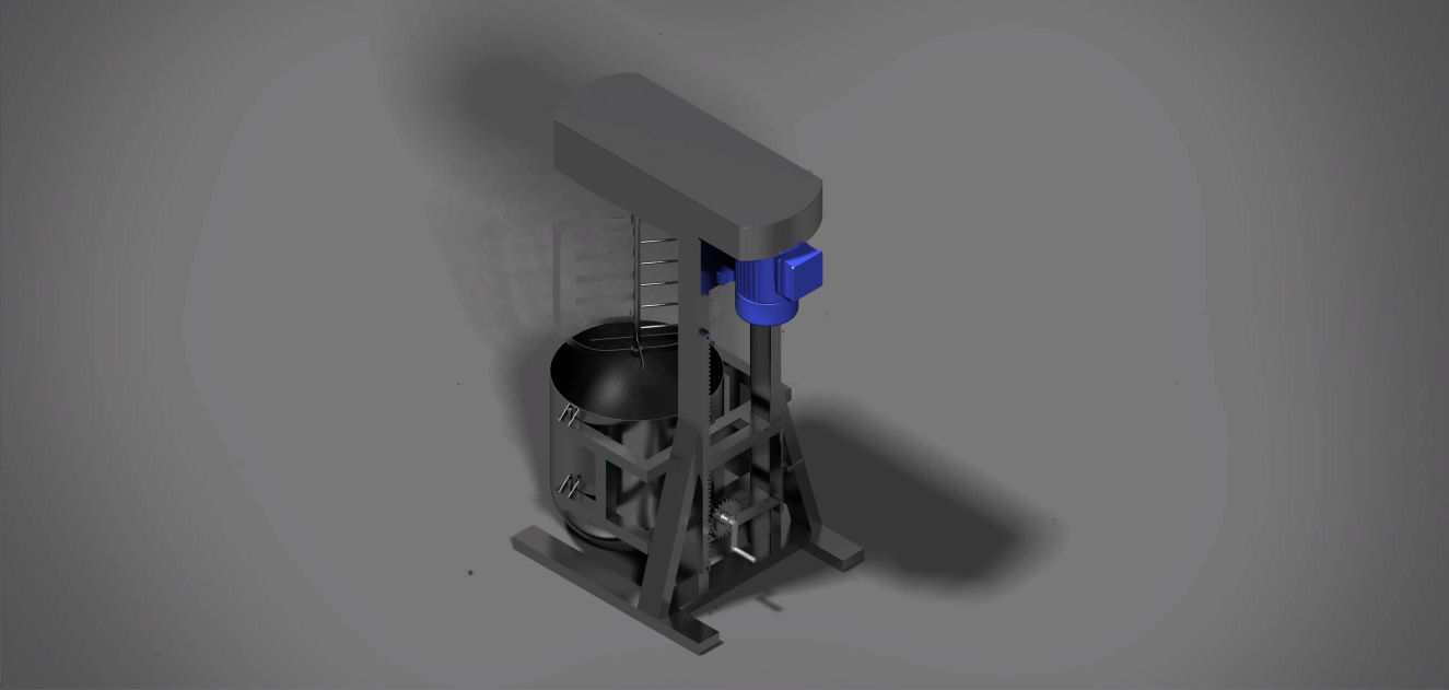 planetary mixer 3D model | CGTrader