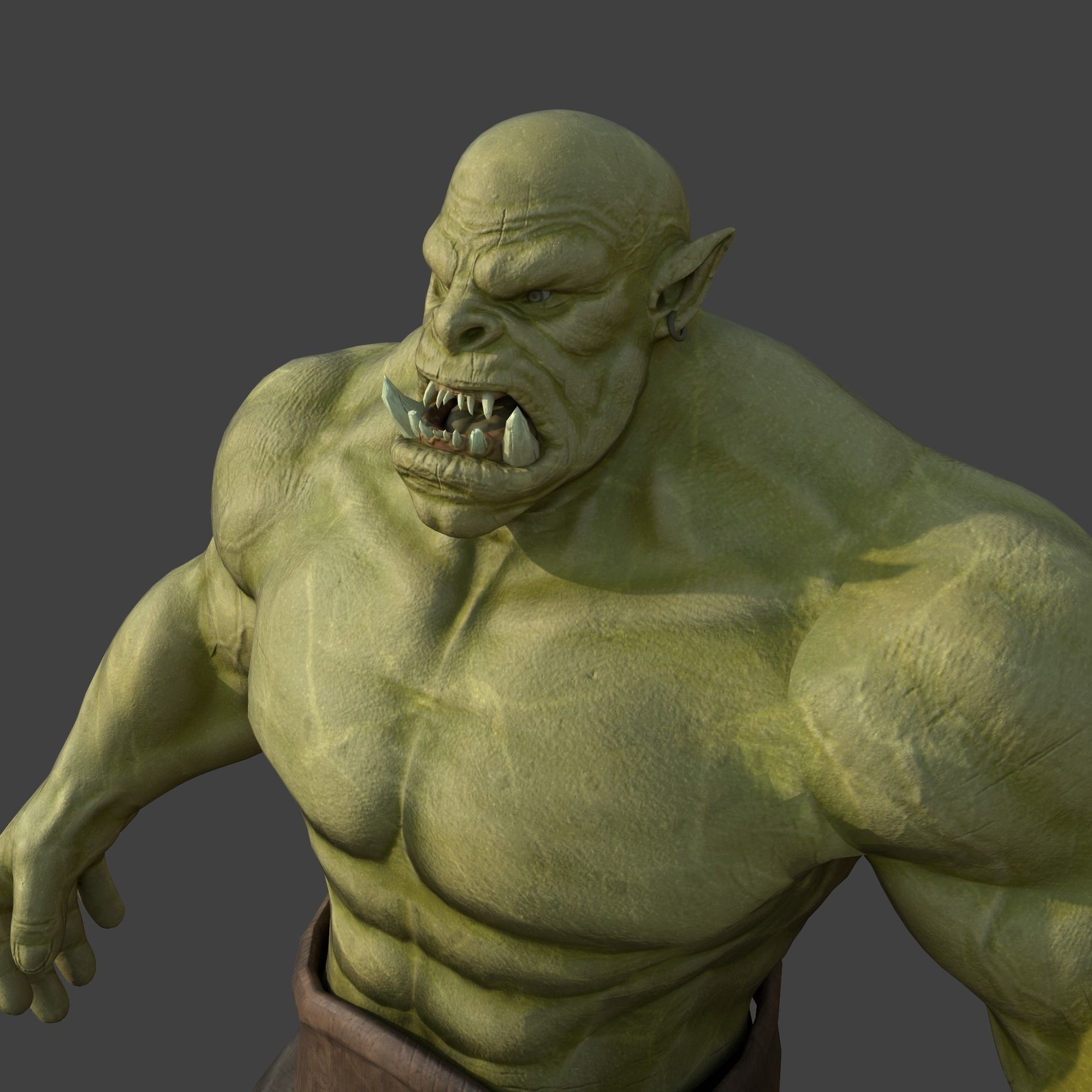 3D model Orc- Lowpoly Model hulk VR / AR / low-poly | CGTrader