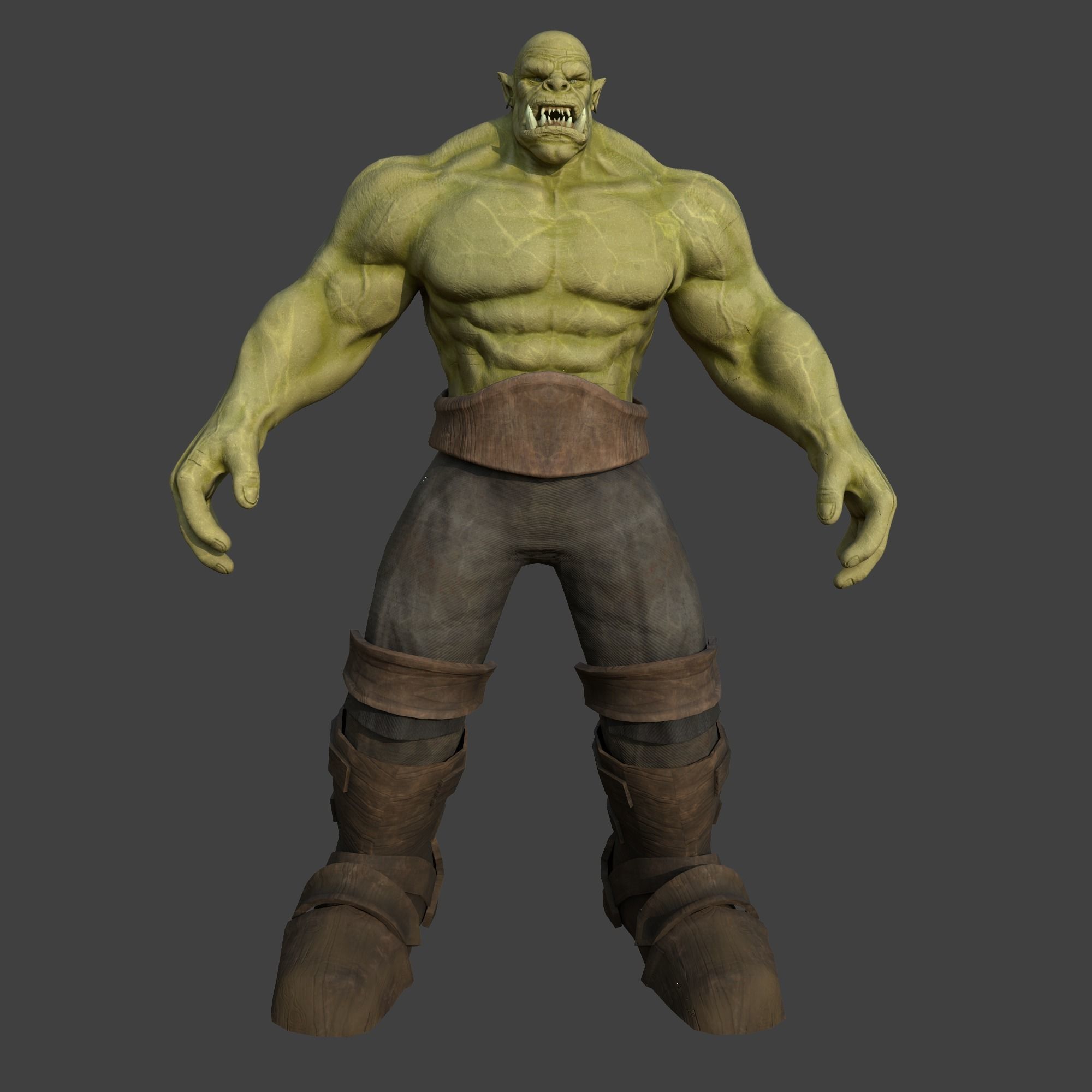 3D model Orc- Lowpoly Model hulk VR / AR / low-poly | CGTrader