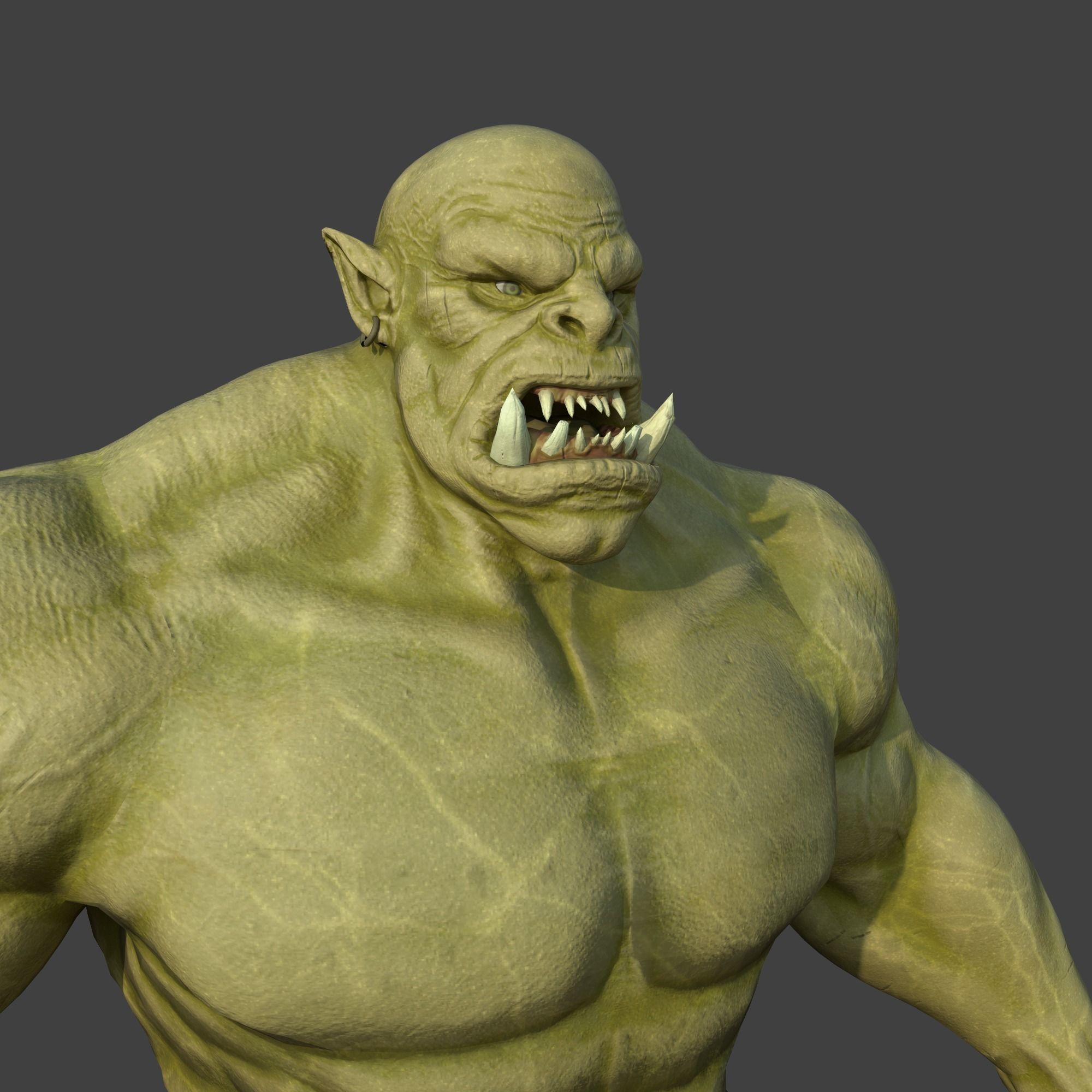 3D model Orc- Lowpoly Model hulk VR / AR / low-poly | CGTrader