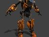 3D model RoboTran orange and robot VR / AR / low-poly | CGTrader