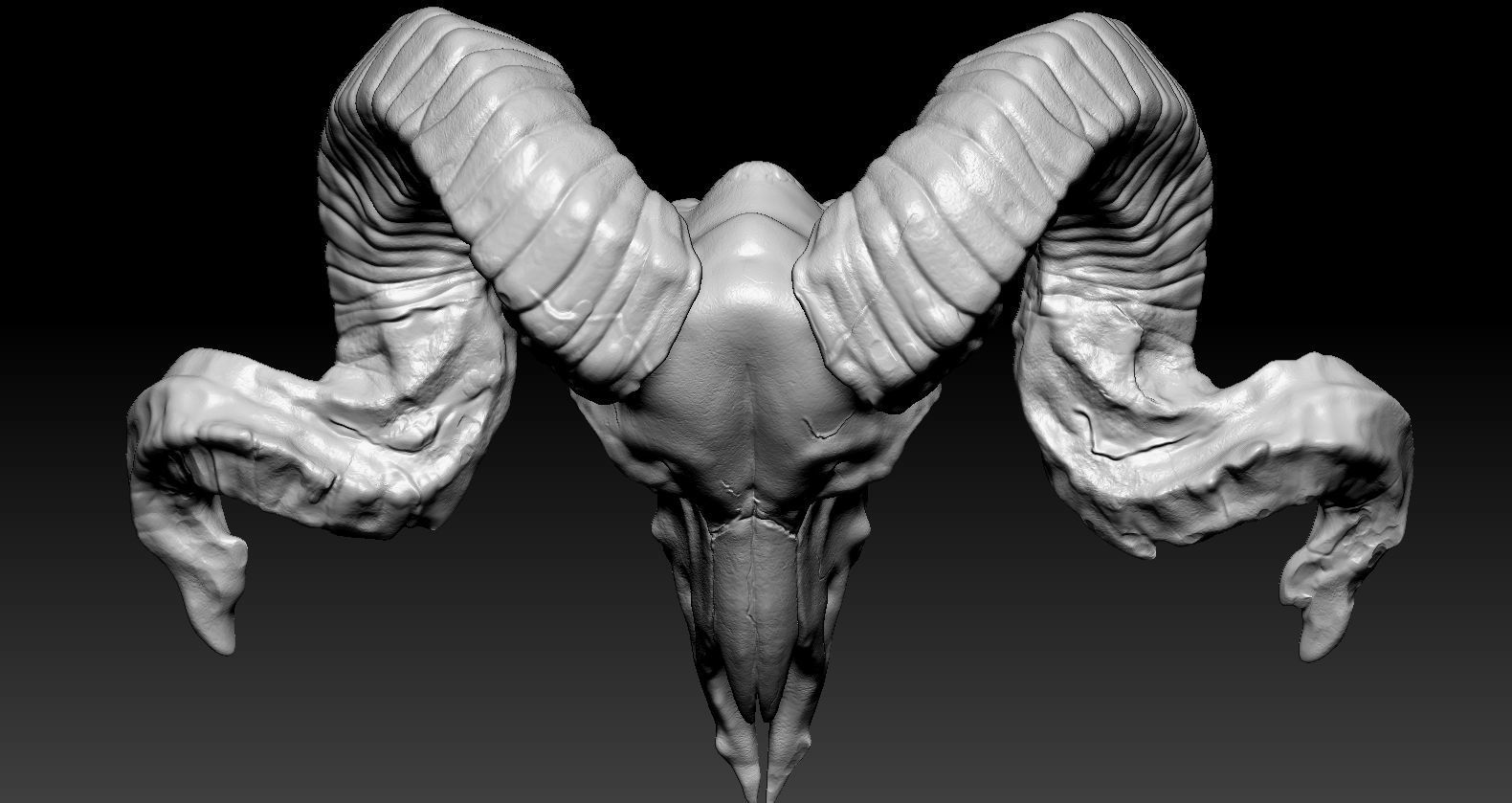 Ram Skull 3D model 3D printable | CGTrader