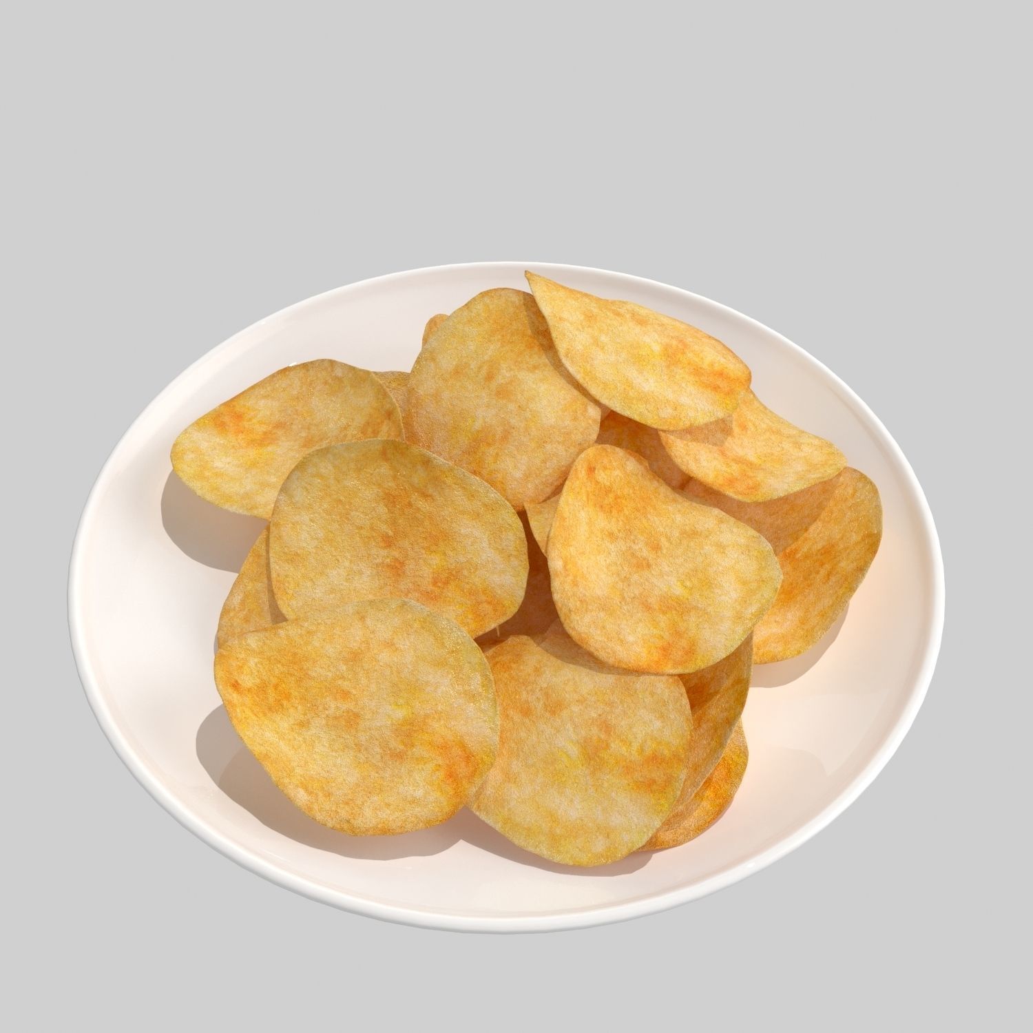 Potato Chips 3D model | CGTrader