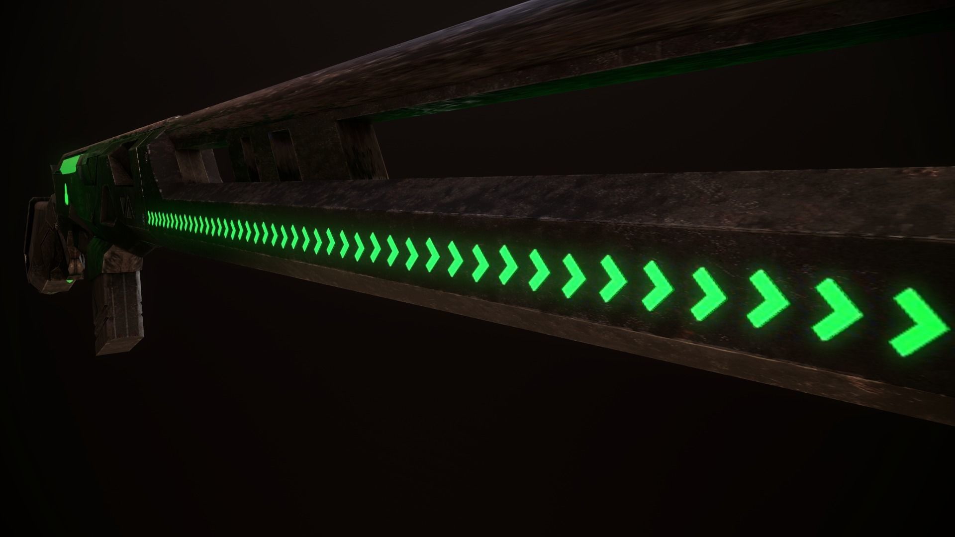 3D model Sci-Fi Railgun VR / AR / low-poly | CGTrader