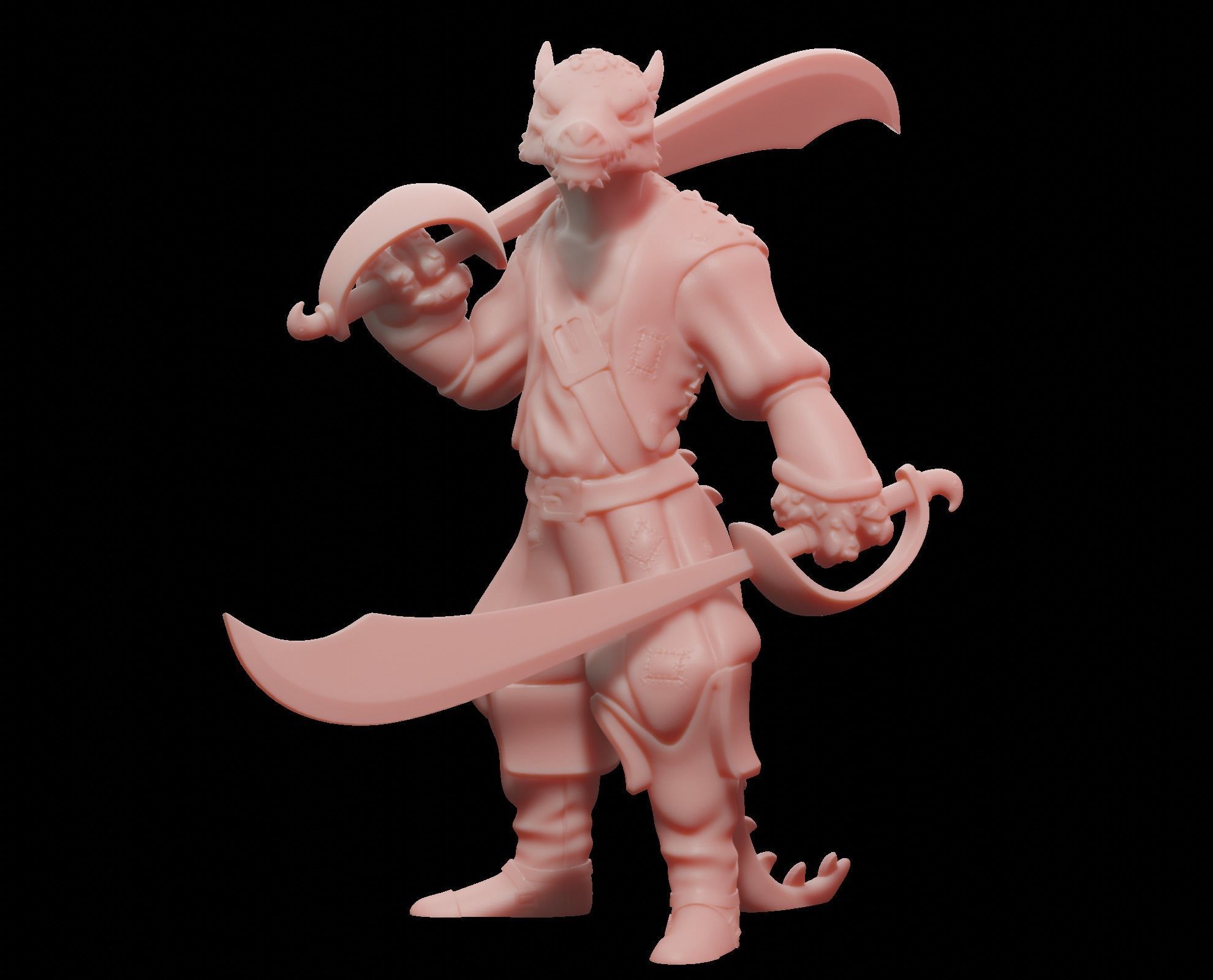 Pirate Kobolds 3D model 3D printable | CGTrader