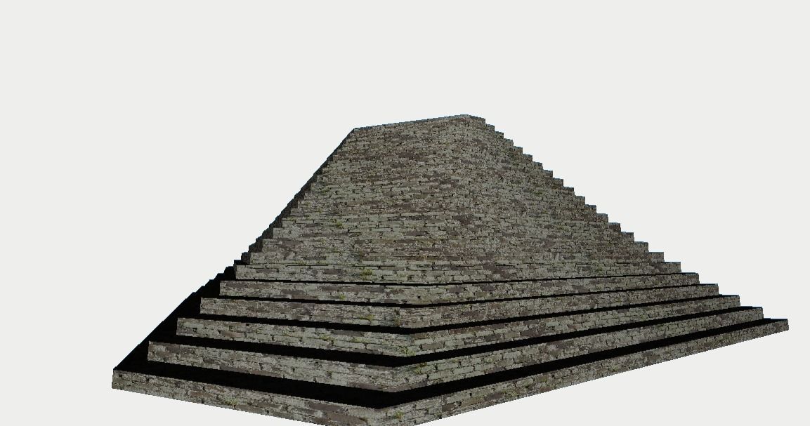 Maya Pyramid with Deadly Labyrinth 3D model | CGTrader
