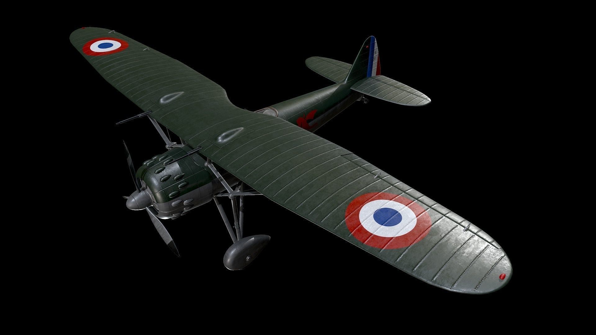 Dewoitine D372 3D model | CGTrader