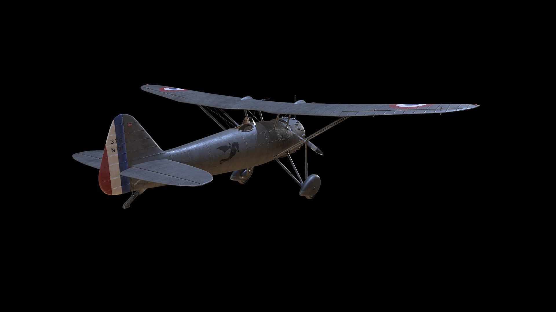 Dewoitine D372 3D model | CGTrader