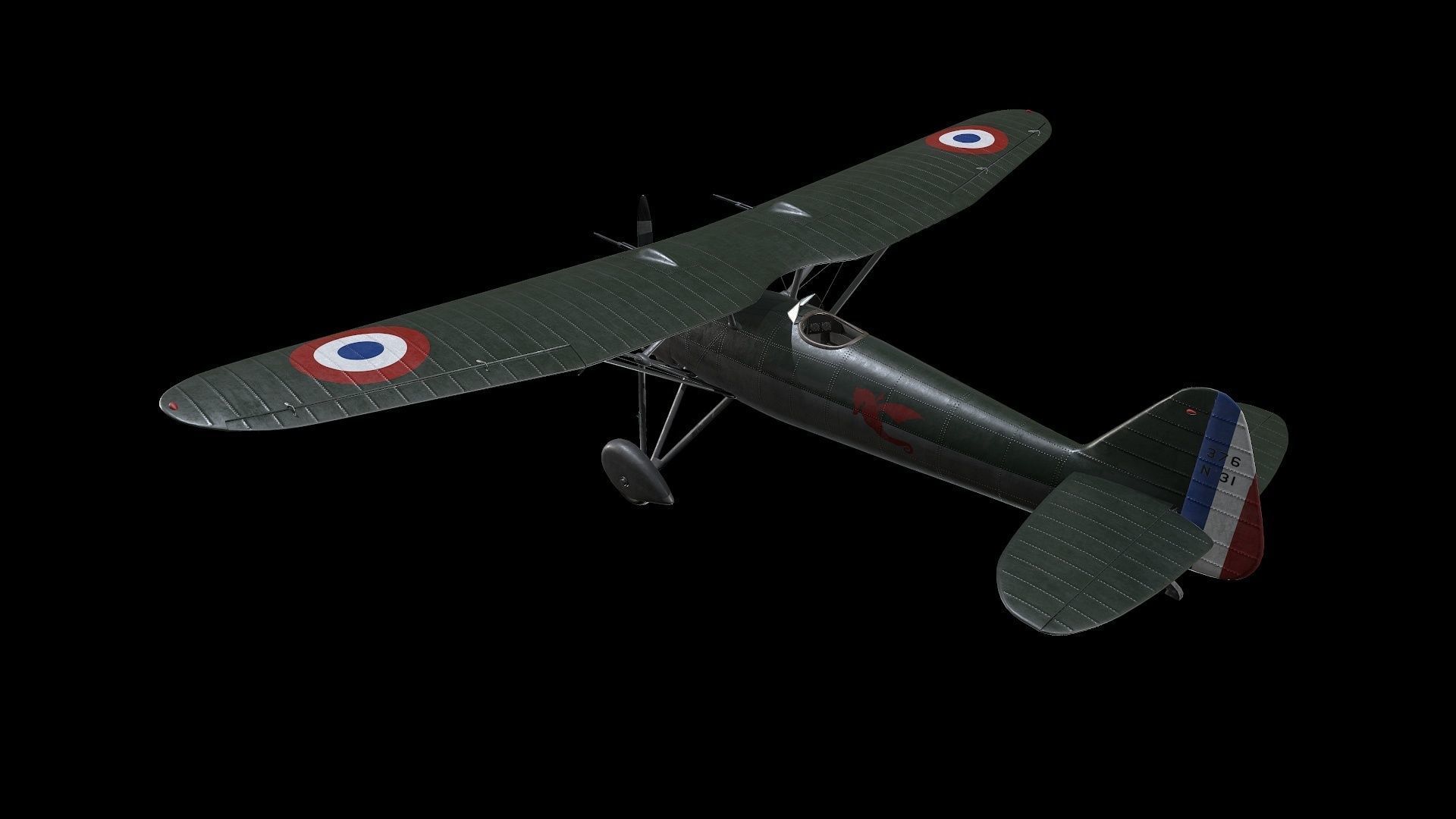 Dewoitine D372 3D model | CGTrader