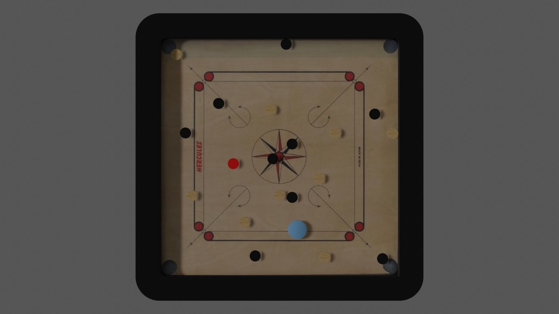 Carrom Board free 3D model | CGTrader