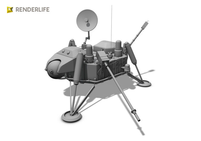 Viking Lander 3D model | CGTrader