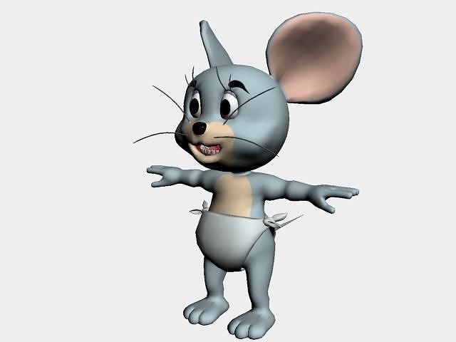 3D model nibbles cartoon mouse VR / AR / low-poly | CGTrader