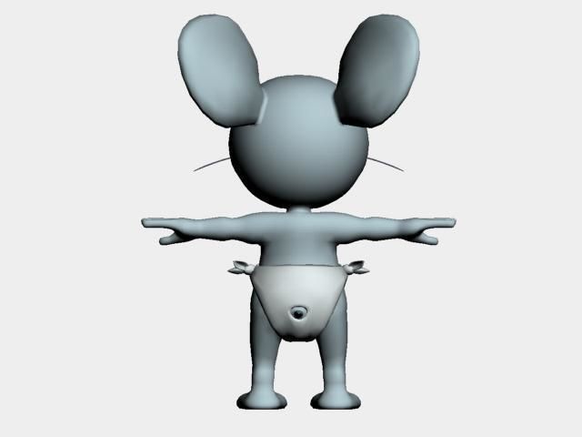 3D model nibbles cartoon mouse VR / AR / low-poly | CGTrader