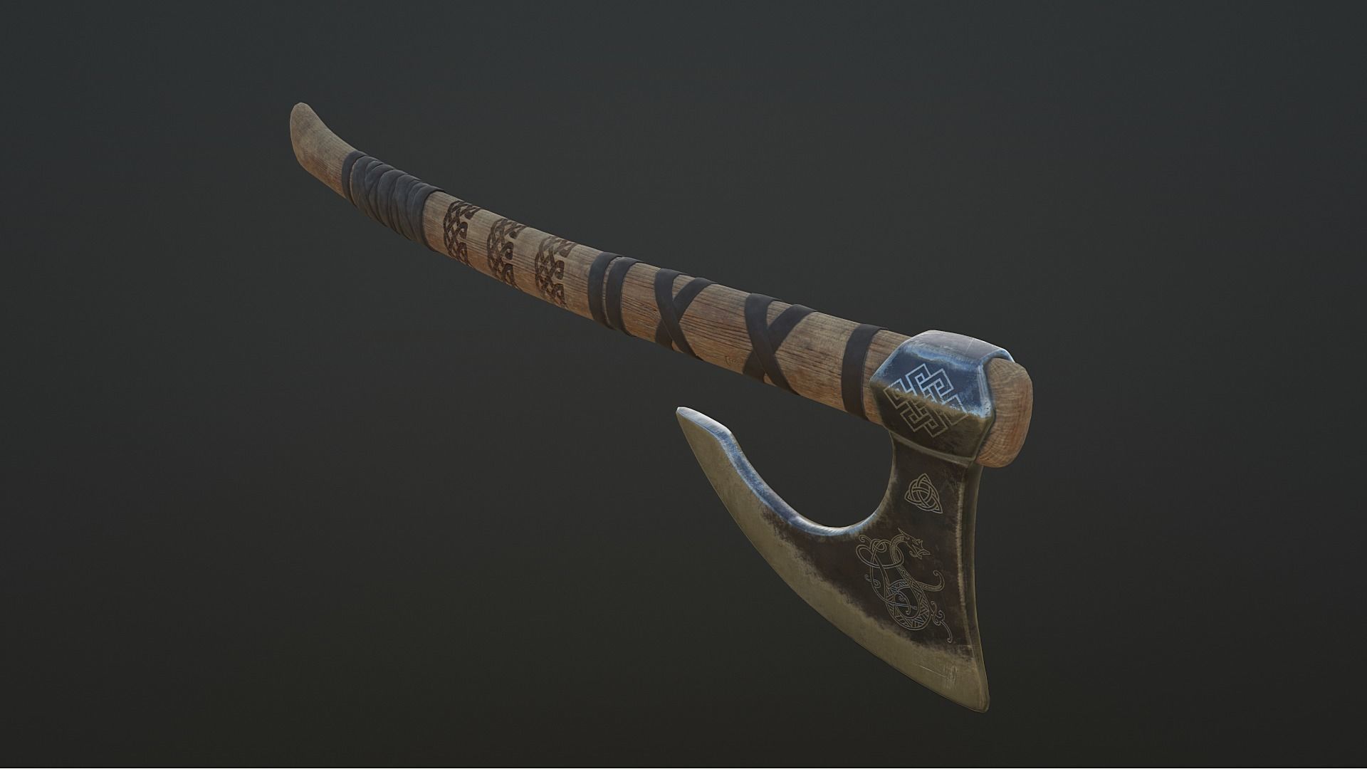 3D model Viking ax 3D model VR / AR / low-poly | CGTrader