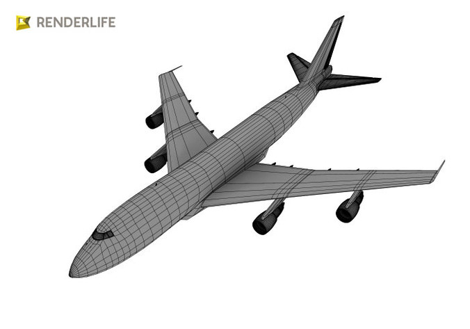Boeing 747 Aircraft 3D Model MAX OBJ FBX C4D MA MB | CGTrader.com