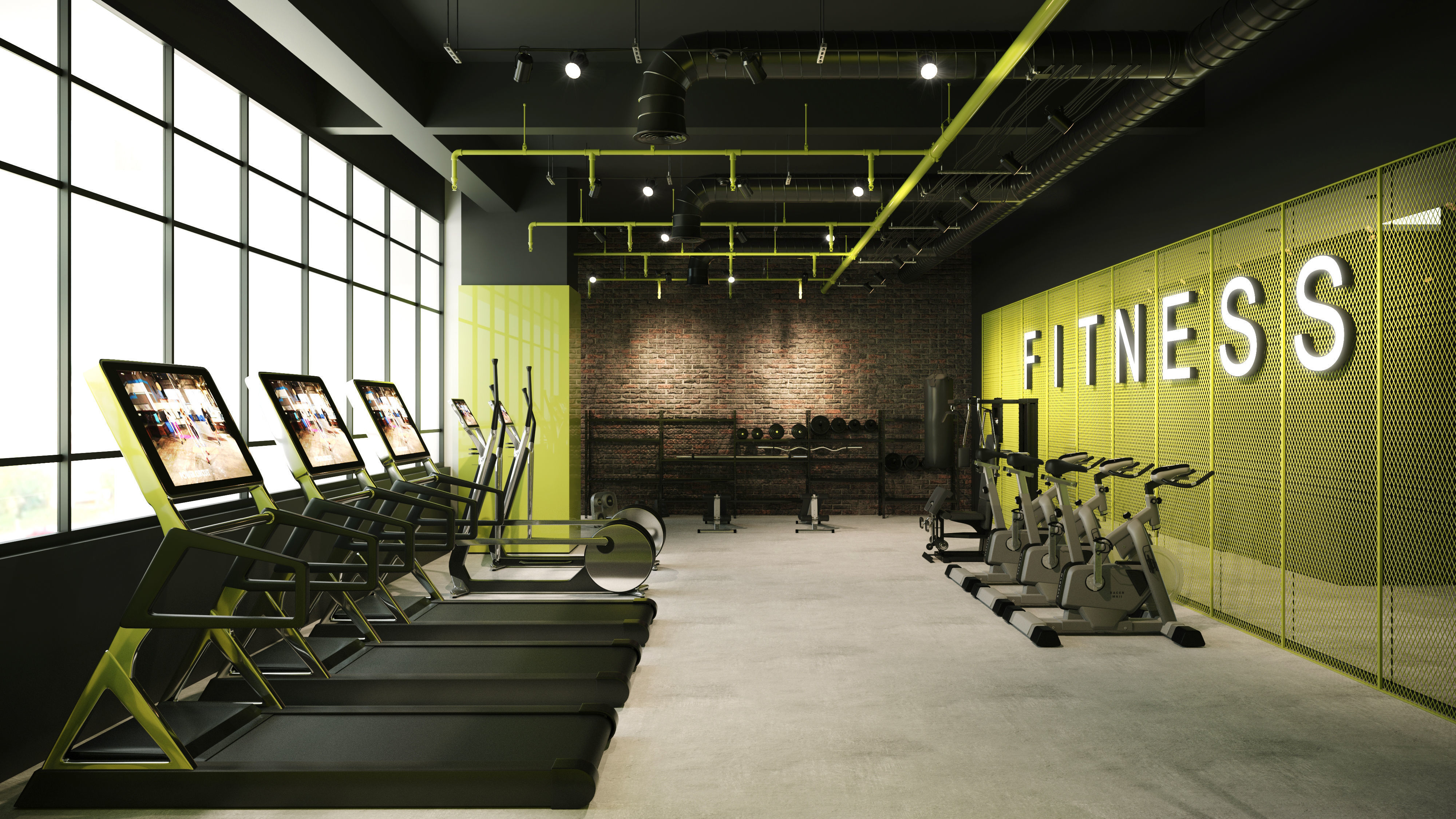 GYM FITNESS 3D model | CGTrader