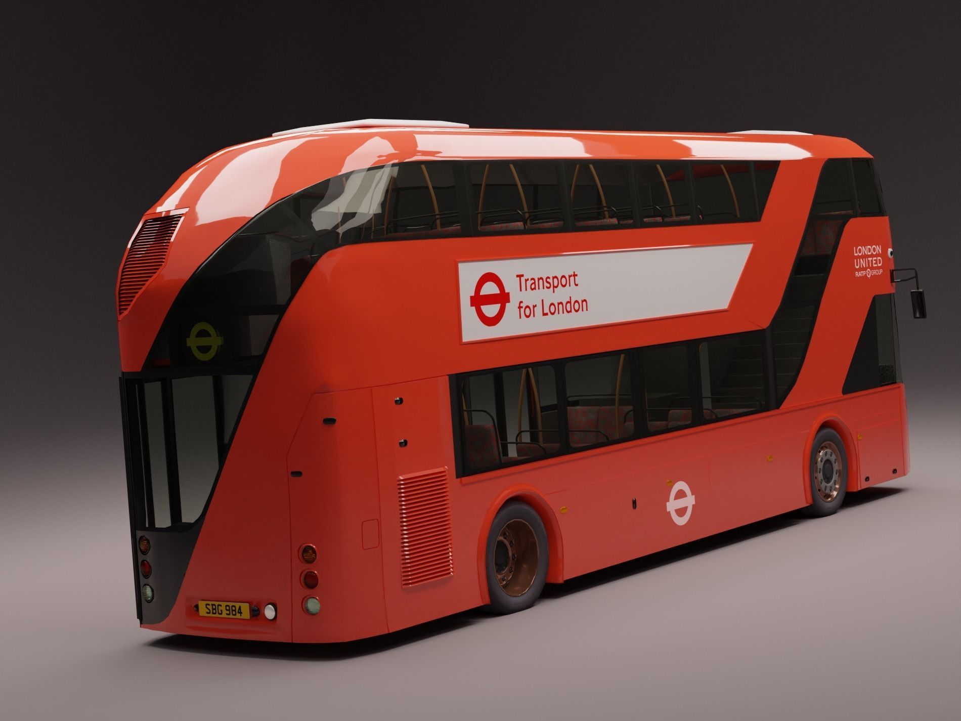London Bus - New Routemaster 3D model | CGTrader