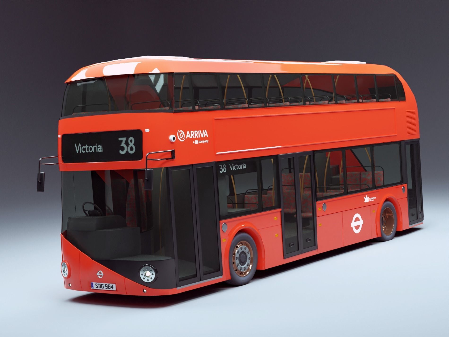 London Bus - New Routemaster 3D model | CGTrader