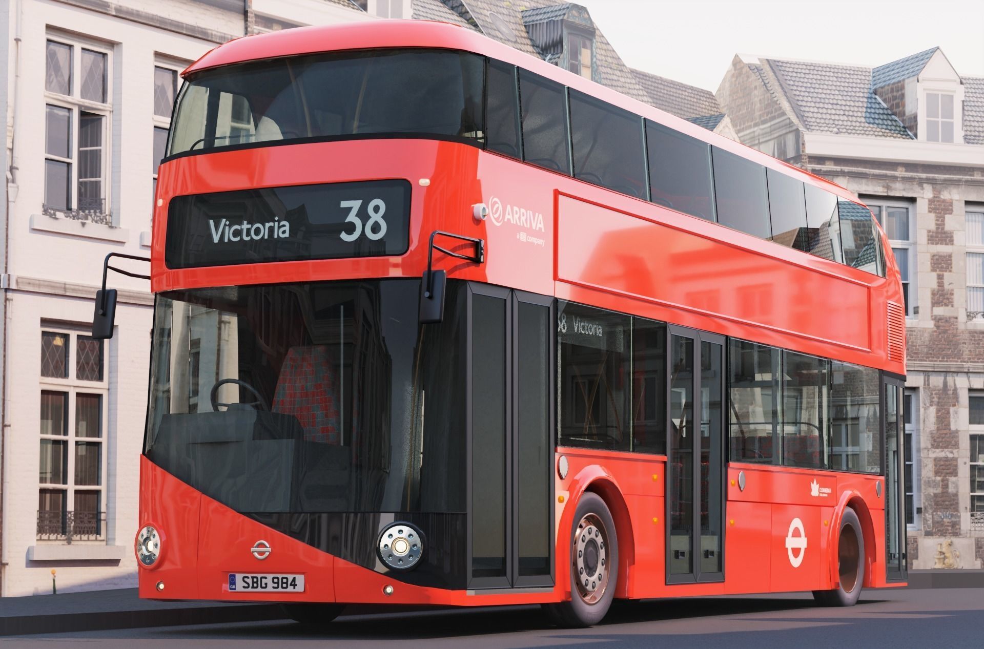 London Bus - New Routemaster 3D model | CGTrader