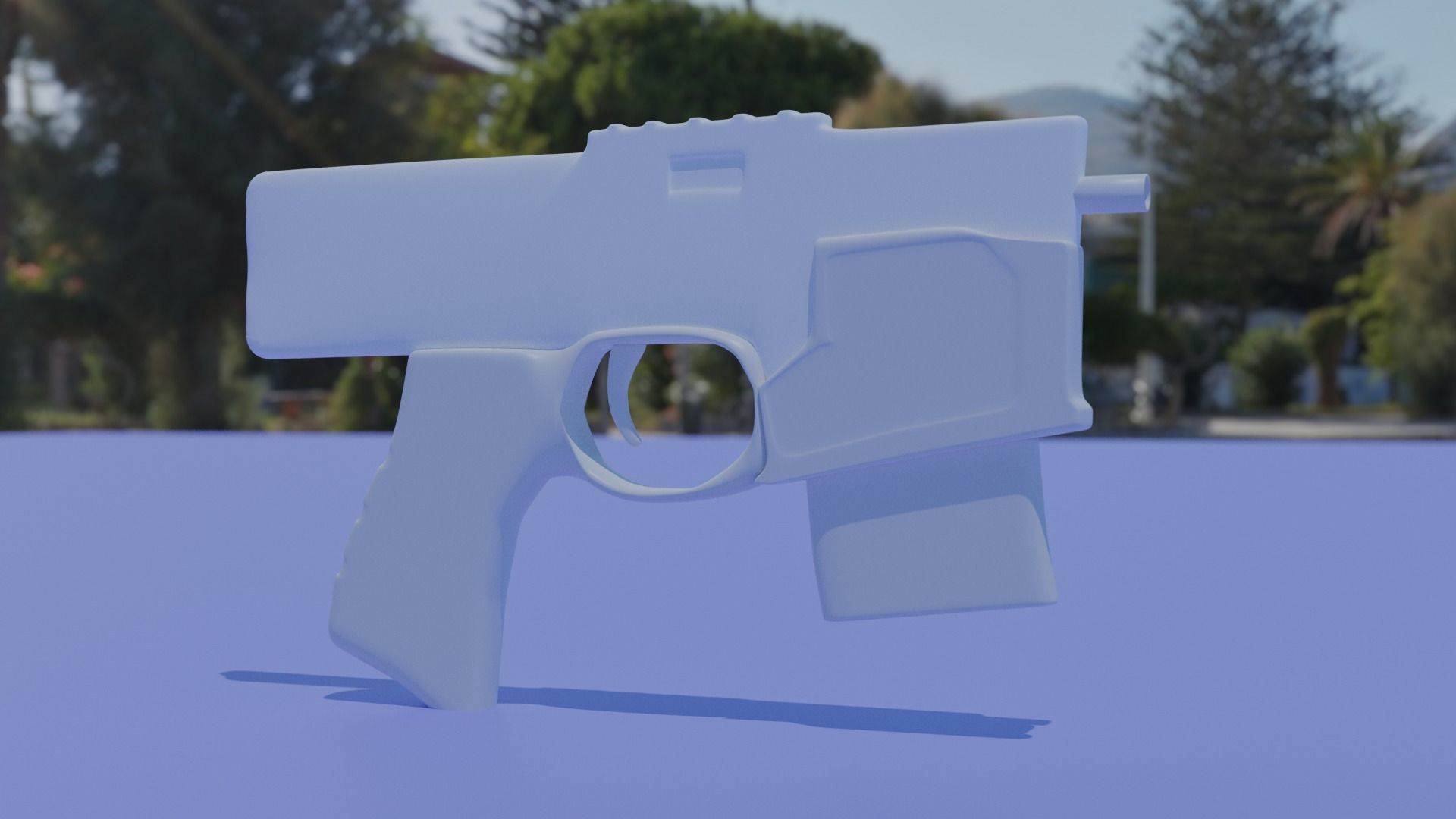 4 Stylized Guns free VR / AR / low-poly 3D model | CGTrader