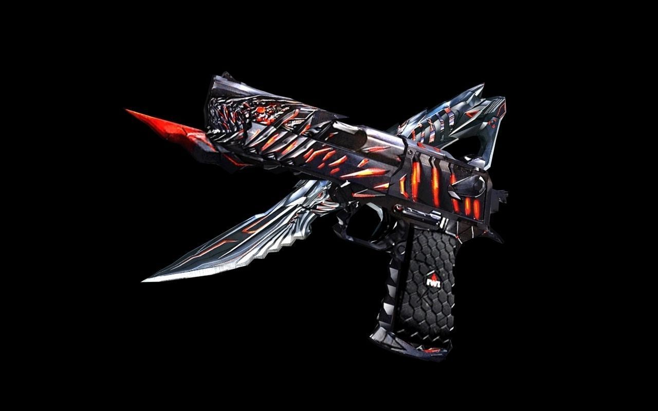 Desert Eagle Born Beast free 3D model | CGTrader