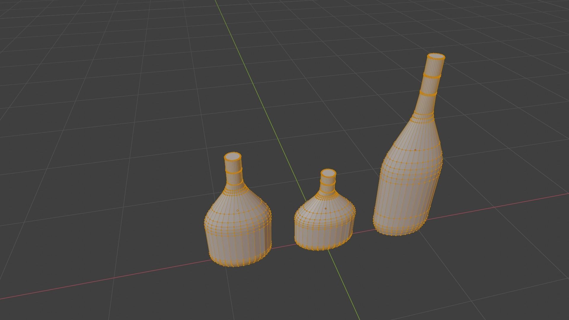 3D model Low Poly Liquor Bottles 6 VR / AR / low-poly | CGTrader